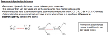 8 Permanent dipole-dipole forces