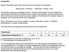 6 Required practical 3: Investigation of how the rate of a reaction ...