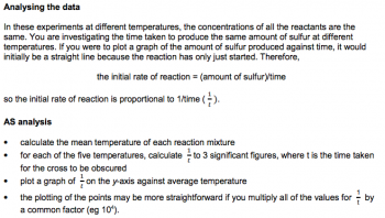 6 Required practical 3: Investigation of how the rate of a reaction ...